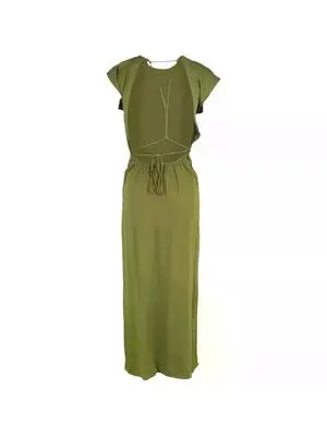 Christopher Esber Cap-sleeve Backless Maxi Dress
