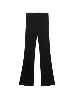 Helmut Lang Zip-detail Flared Trousers