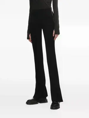 Helmut Lang Zip-detail Flared Trousers