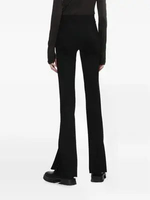 Helmut Lang Zip-detail Flared Trousers