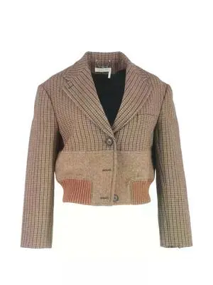 Women's Brown Tweed Jackets