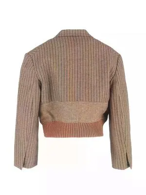 Chloé Paneled Tweed Jacket