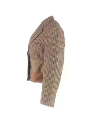 Chloé Paneled Tweed Jacket