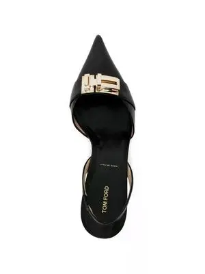 TOM FORD 60mm T-latch Slingback Pumps