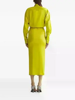 MUGLER Buttoned Shirt Dress