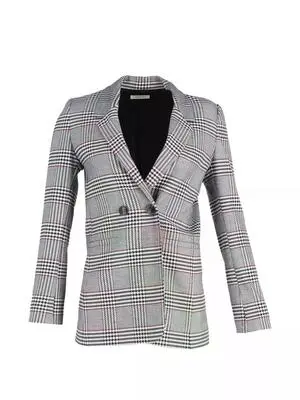 ANINE BING Madeleine Plaid Blazer