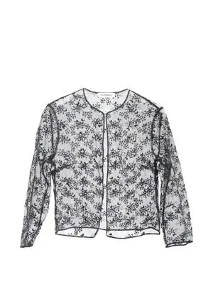 Sportmax Embroidered Tulle Top