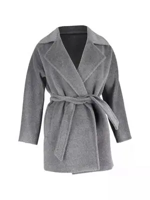 Max Mara Belted Notched-lapel Coat