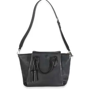 LOUIS VUITTON Monogram Mahina Haumea Bag - Black