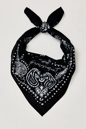 Free People Break A Sweat Bandana - Black