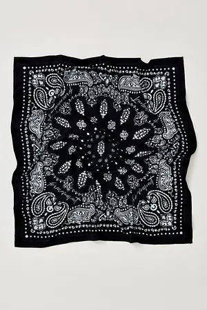 Free People Break A Sweat Bandana - Black