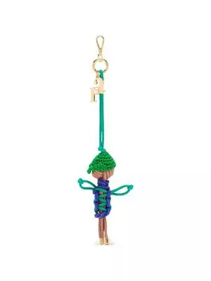 Rosantica Signorino Figure-charm Keyring - Green