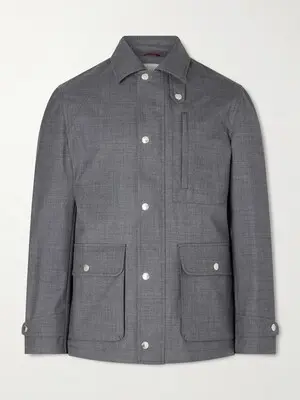 Brunello Cucinelli Virgin Wool Field Jacket