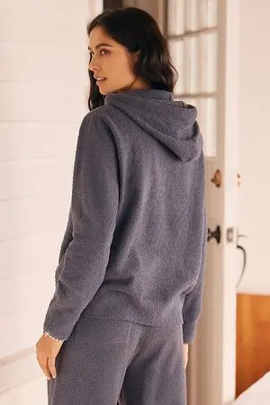 Eberjey Long-sleeve Hoodie - Carbon