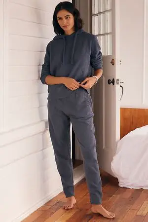 Eberjey Long-sleeve Hoodie - Carbon