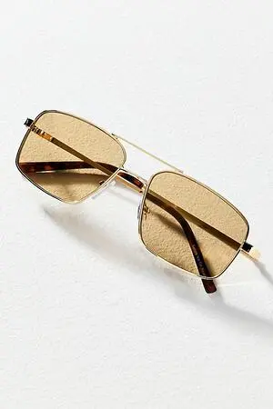 EYEKING Metal Aviator Sunglasses - Gold
