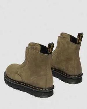 Dr. Martens Zebzag Laceless Nubuck Boots