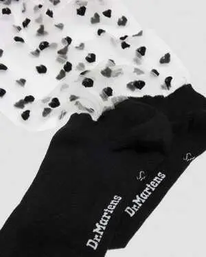 Dr. Martens Heart Mesh Organic Cotton Blend Socks