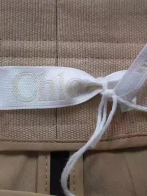 Chloé Sailor Style Buttoned Wool Trousers
