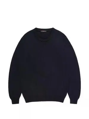 ZANONE Crew-neck Knitted Cotton Sweater