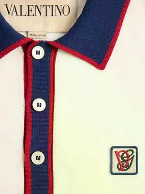 Valentino Garavani Logo-patch Polo Shirt