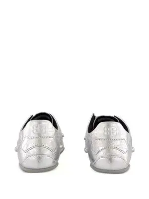 Balenciaga Metallic Studded Sneakers - Silver