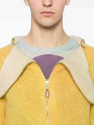 CHARLES JEFFREY Banana Zip Cardigan