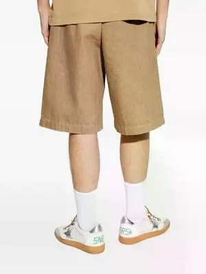 Jacquemus Buttoned Denim Shorts - Brown
