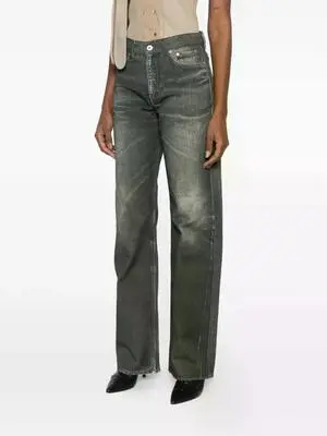 Our Legacy Wata Cut Straight-leg Jeans - Grey