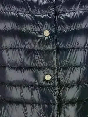 Herno Button Padded Jacket - Blue