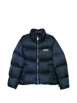 Amiri Jacquard Puffer Jacket - Blue