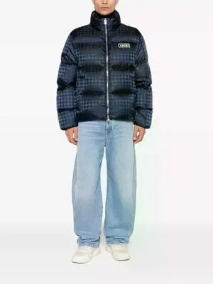 Amiri Jacquard Puffer Jacket - Blue