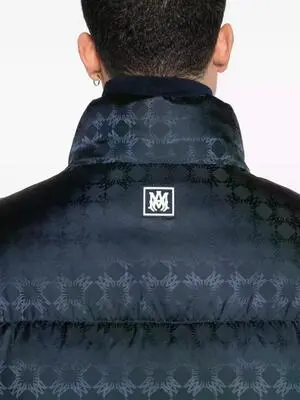 Amiri Jacquard Puffer Jacket - Blue