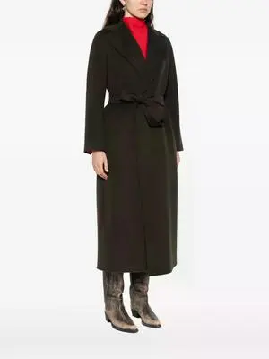 Max Mara Notched Lapel Coat - Brown