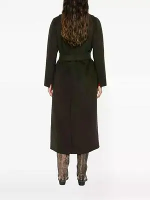Max Mara Notched Lapel Coat - Brown