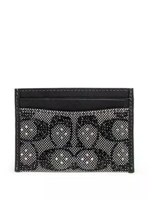 COACH Beaded Detail Card Holder