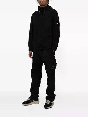C.P. COMPANY Hooded Pocket Jacket - Black