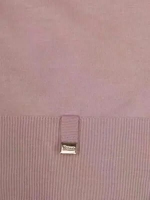 Herno Ribbed-trim T-shirt - Pink