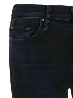 MOTHER Frayed-hem Jeans - Blue