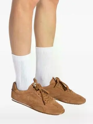 COACH Lace-up Suede Sneakers