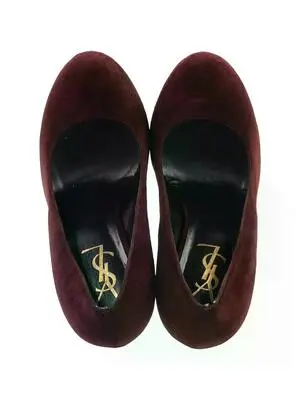 Saint Laurent Tribtoo Platform Pumps - Red