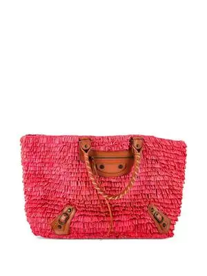 Balenciaga Woven Buckle Tote