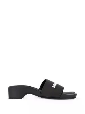 Balenciaga Logo Moulded-footbed Slides