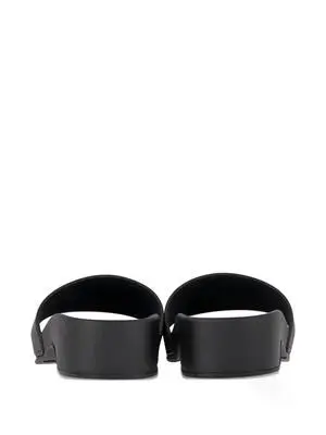 Balenciaga Logo Moulded-footbed Slides