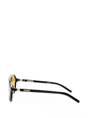 Jacquemus Pilot-frame Sunglasses - Black