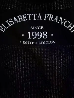 Elisabetta Franchi Logo Print Bodysuit