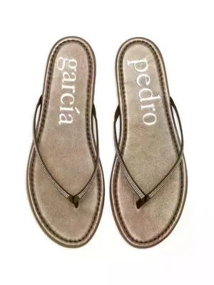 PEDRO GARCIA Panabel Rhinestone Flip Flop