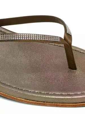 PEDRO GARCIA Panabel Rhinestone Flip Flop