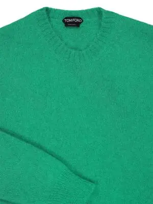 TOM FORD Crew-neck Long-sleeve Sweater - Green