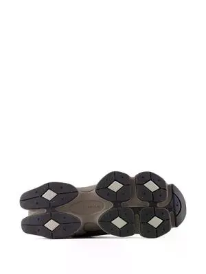 NEW BALANCE 9060 Suede Paneled Sneakers - Brown